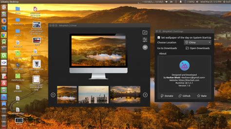 Install BingWall Bing Wallpaper Of The Day On Ubuntu Using The Snap Store Snapcraft