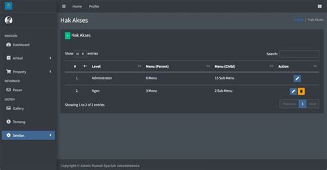 Website Property Menggunakan Codeigniter