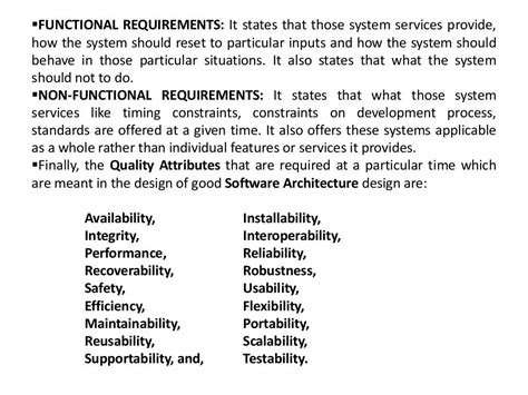 Quality Attributes In Software Architecture And Design Patterns