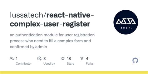 Github Lussatech React Native Complex User Register An
