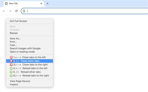 Close Or Reload All Tabs Tab Utilities Extension Pack