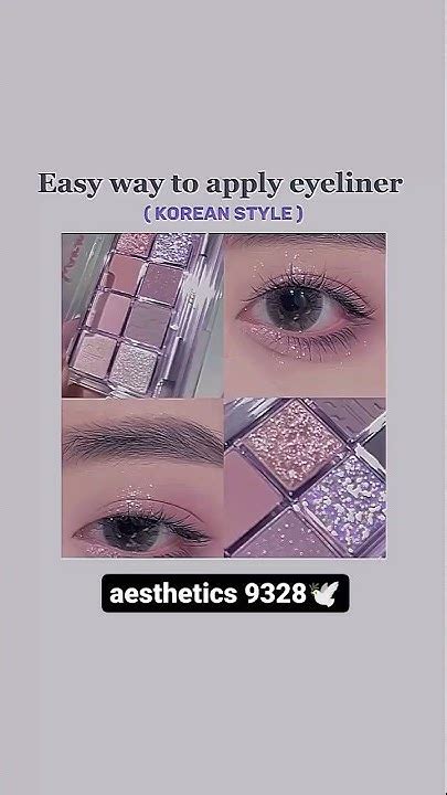 Easy Way To Apply Eyeliner 👁️〰️ Koriyan Style Creativity Trending Short Aesthetic9328 🕊️