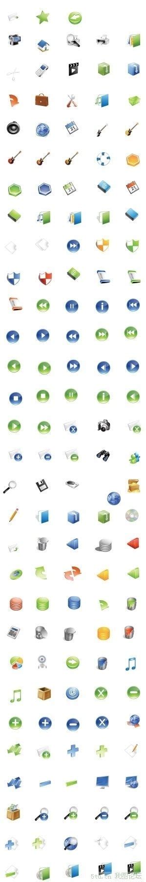 操作系统图标矢量图148个 杂类图标 百图汇素材网