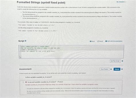 Solved Formatted Strings Sprintf Fixed Point Scrict Ts