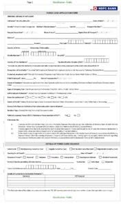 HDFC Bank Account Detail Addition Modification Deletion Request Form Download In PDF