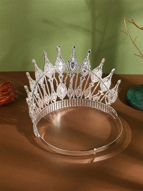 Bridal Crown Beauty Pageant Crown European And American Style Crown Birthday Party Miss World