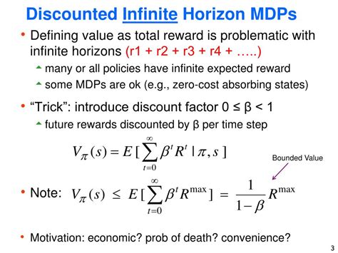 Ppt Markov Decision Processes Infinite Horizon Problems Powerpoint Presentation Id 2610342