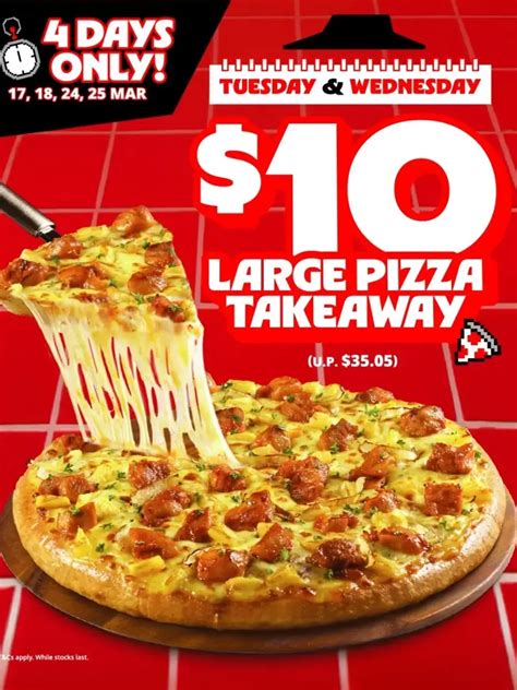 Best Pizza Deals In Singapore 10 Large Pizzas At All Pizza Hut