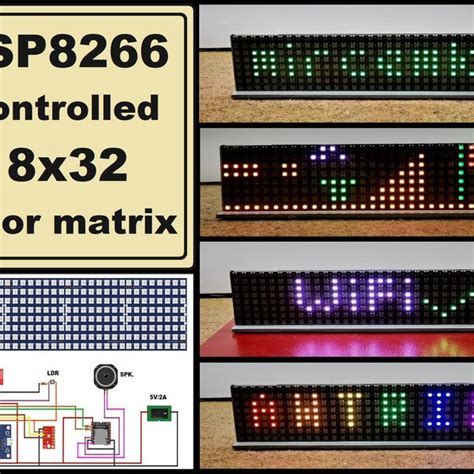 ESP Controlled X Matrix WS Leds Hackaday Io