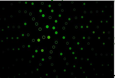 Dark Green Vector Pattern With Spheres 12238887 Vector Art At Vecteezy