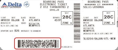 When Reading The Barcode Printed On The Boarding Pass Of The Airplane