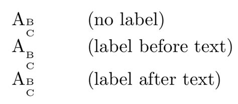 Vertical Alignment Why Does Adding A Label At The Beginning Of A