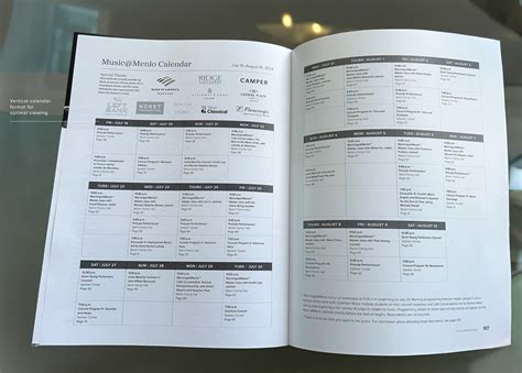 Classical Music Festival Program Book 15 Images Behance