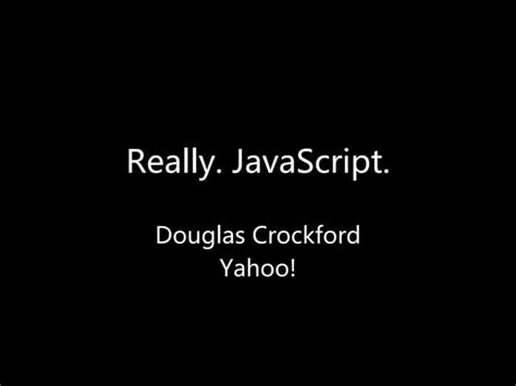 Douglas Real Javascript Pdf Web Development Internet