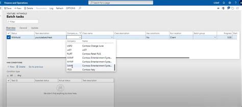Create D Batch Jobs Finance And Operations DHRP