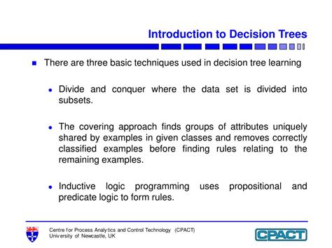 Ppt Multivariate Decision Trees For The Interrogation Of Bioprocess