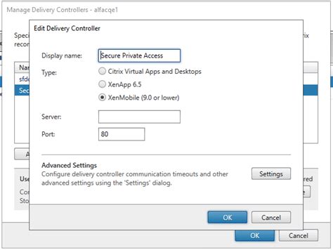 Storefront Citrix Secure Private Access™ On Premises
