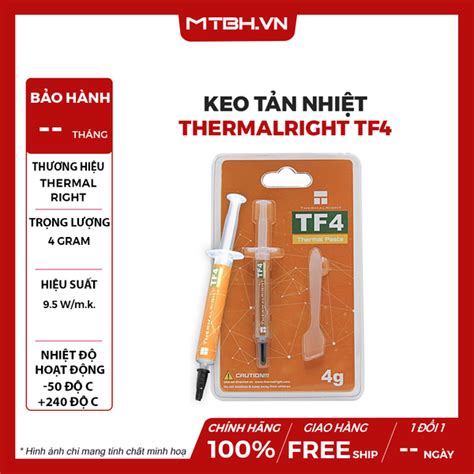 Keo Tản Nhiệt Thermalright Tf4 4 Gram Máy Tính Biên Hòa