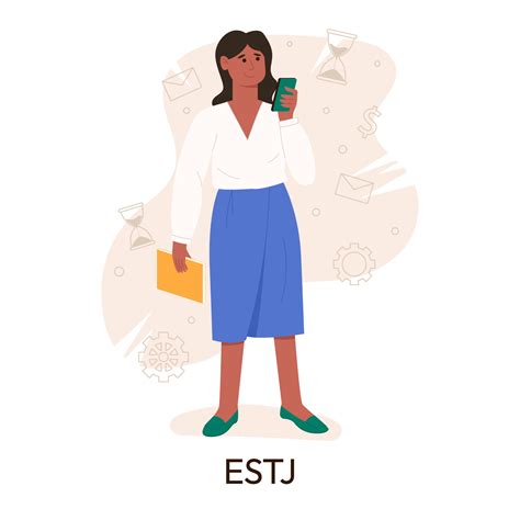 Mbti Person Types Concept Socionics Mbti Personality Test Flat Vector Illustration 11618192