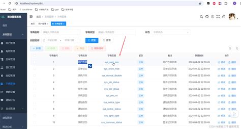 若依修改 数据字典，可以用于维护系统中常见的静态数据，为什么不写死，用字典维护？数据字典的好处是一个地方编写数据，在多个地方，复用他，静态选项这里填完，换其他，用户性别这里的男女，就转成