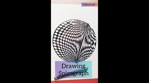 How To Draw Spirograph Pattern In Circle Geometric Tutorial Step By