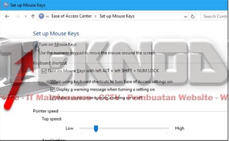 Gunakan Keyboard Untuk Mengontrol Kursor Mouse Di Windows Teknody