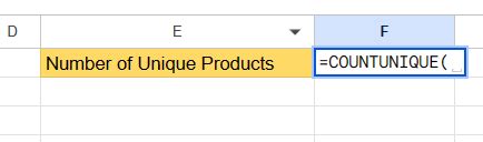 How To Use COUNTUNIQUE Function In Google Sheets Sheets For Marketers