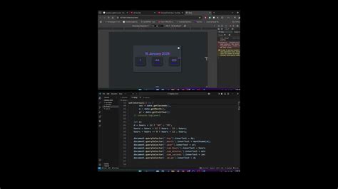 Making A Digital Clock Using Htmlcss Javascript Frontenddeveloper Coding Programming Youtube