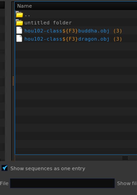 Solution To Problem With Obj Import Show Sequences As A Single Entry