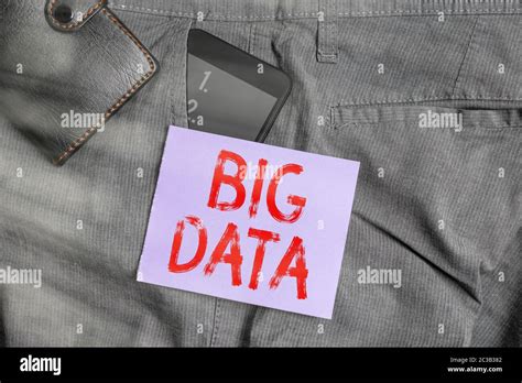 Writing Note Showing Big Data Business Concept For Dealing With The Accessibility Of Extremely