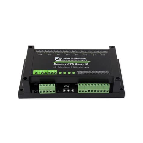 Modbus Rtu Relay D Module With 8 Relays And Rs485 Interface Waveshare 26517 Kamami On Line