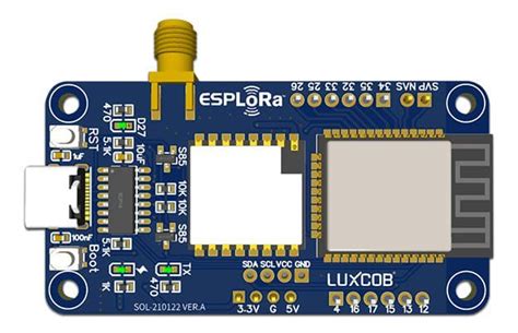 Lora Iot Module Lora Gateway Esp32 Luxcob