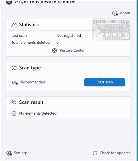 Download Argente Malware Cleaner Majorgeeks