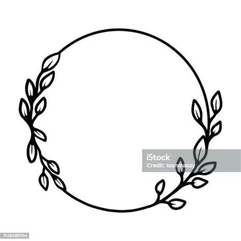 손으로 그린 번성하는 원 장식 인사말 카드 배너를위한 디자인 요소 벡터 일러스트 레이 션 고풍스런에 대한 스톡 벡터 아트 및 기타 이미지 Istock