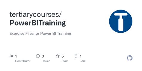 Github Tertiarycourses Powerbitraining Exercise Files For Power Bi Training