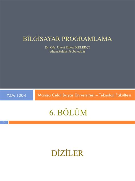 Bolum Bilgisayar Programlama Pdf