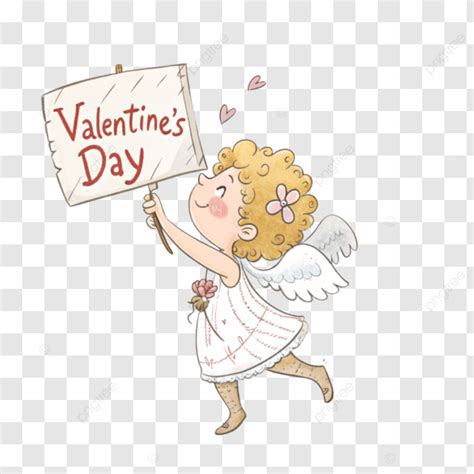 곱슬곱슬한 금발 머리와 작은 흰색 날개를 가진 귀여운 애니메이션 천사 귀여운 곱슬곱슬한 금발 머리와 작은 흰색 날개를 가진 애니메이션 천사님 케루빔 Png 일러스트 및