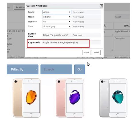 Custom Attributes Filtering And Searching Photo Gallery Supsystic