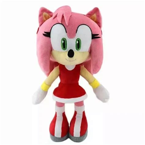 Sonic The Hedgehog Amy Rose Soft Plush Toy Cartoon Stuffed Doll