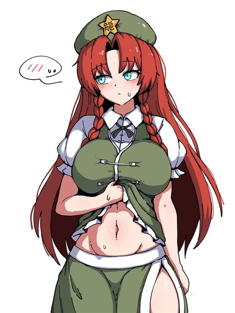 Hong Meiling Touhou Drawn By Ehehe Danbooru