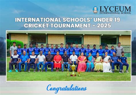 Lyceum 𝗟𝘆𝗰𝗲𝘂𝗺 𝗪𝗮𝘁𝘁𝗮𝗹𝗮 𝗖𝗹𝗶𝗻𝗰𝗵𝗲𝘀 𝗖𝗵𝗮𝗺𝗽𝗶𝗼𝗻𝘀𝗵𝗶𝗽 𝗧𝗶𝘁𝗹𝗲 𝗮𝘁 𝗧𝗜𝗦𝗦𝗟 𝗨 𝟭𝟵