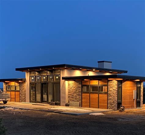 Black Diamond House Plan One Story MCM Modern Home Design MM 1439