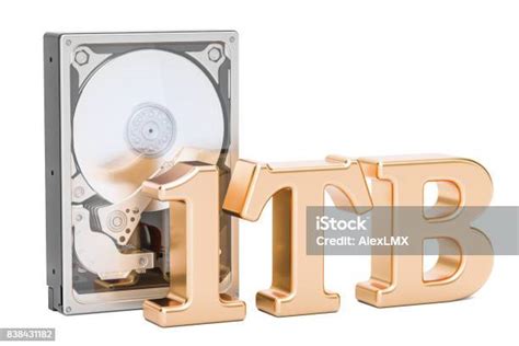 하드 디스크 드라이브 1 Tb 흰색 배경에 고립 된 3 차원 렌더링 0명에 대한 스톡 사진 및 기타 이미지 0명 3차원 형태 개념 Istock