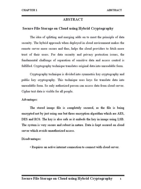 Chapter 1 Abstract Pdf
