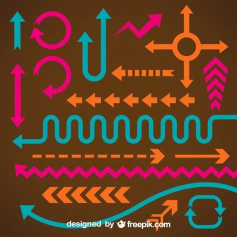 Free Vector Creative Arrows Set