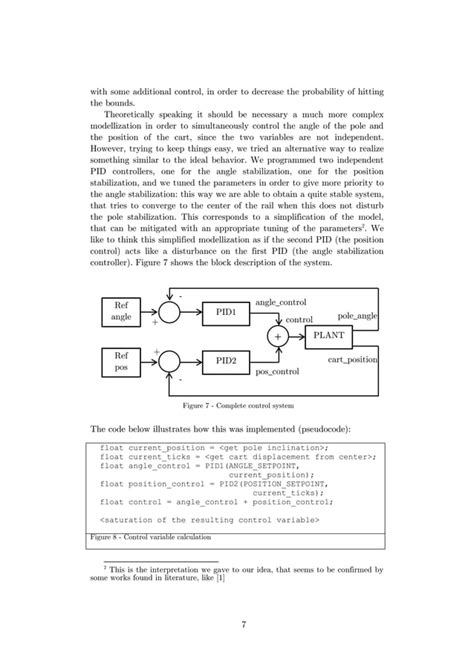 Real Time Pid Control Of An Inverted Pendulum Pdf Radio Control Hobbies And Interests