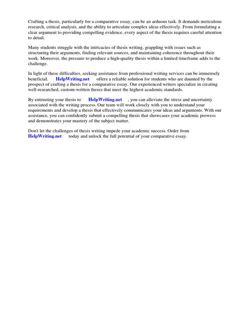 Thesis Generator For Comparative Essay Pdf Essays Thesis
