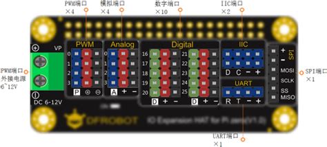树莓派io扩展板适用于树莓派4、树莓派zero 树莓派扩展板 Dfrobot创客商城