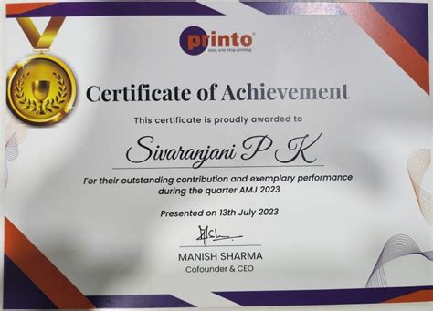 Siva Ranjani Posted On Linkedin