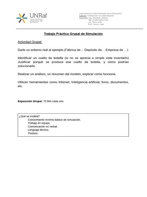 Trabajo Práctico Integrador 2024 Pdf